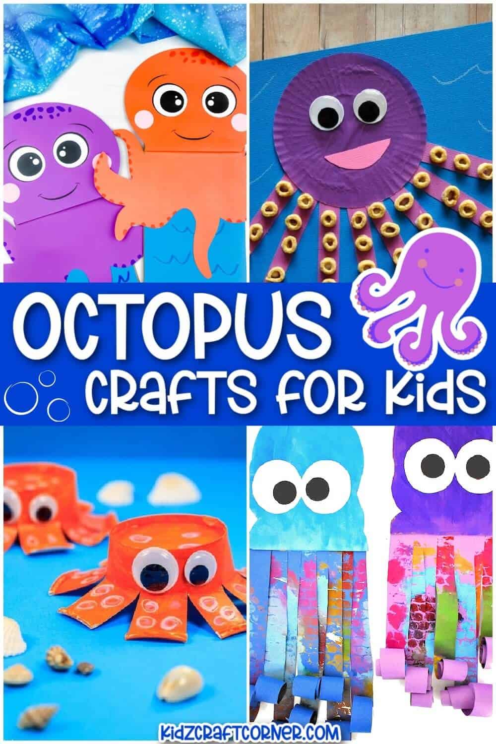 15 Easy Octopus Crafts for Kids to Try - Kidz Craft Corner