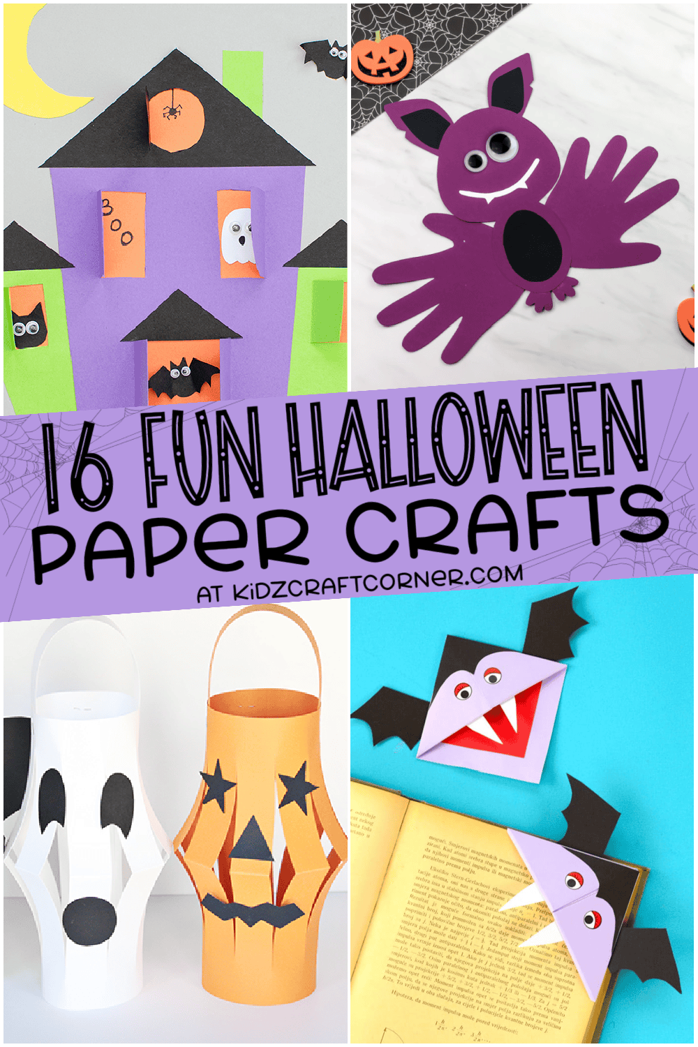25 Easy Halloween Paper Crafts Kids Will Love - Kidz Craft Corner