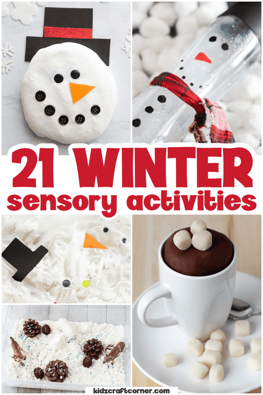 21 Fun Winter Sensory Bin Ideas For Preschoolers - Kidz Craft Corner
