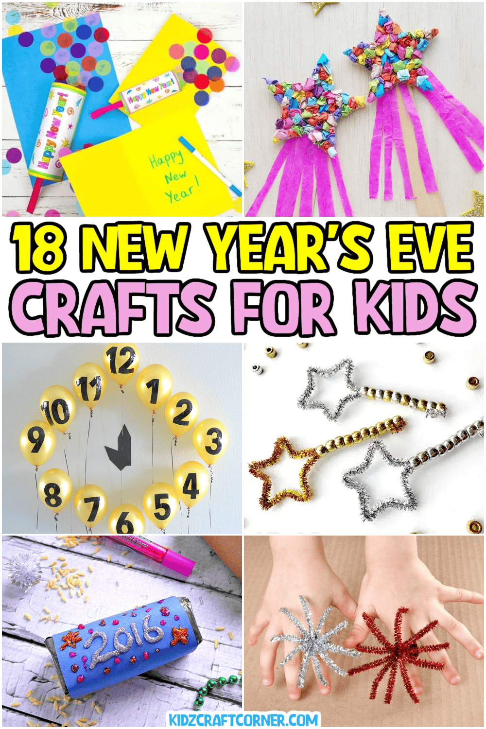 18 Fun New Year's Crafts for Kids