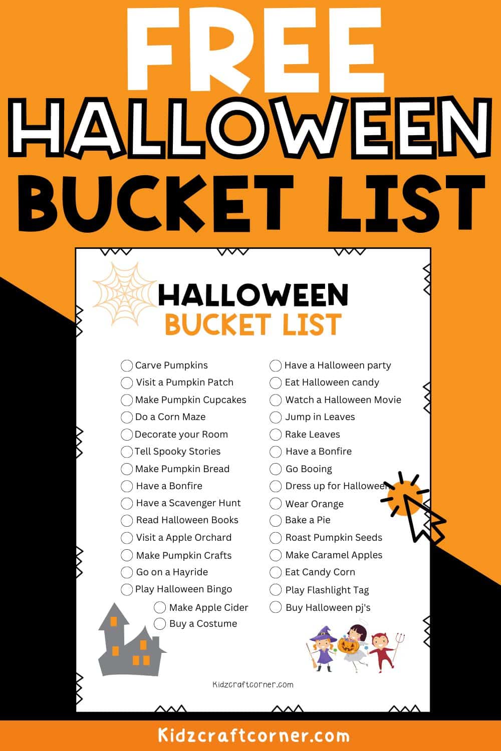 Halloween Bucket List (A Fun Halloween to Do List Included)