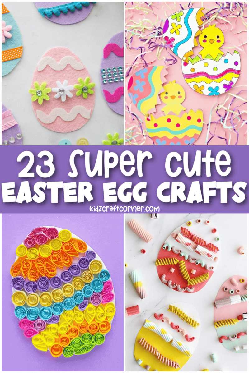 23 Easy Easter Egg Crafts for Kids - Kidz Craft Corner