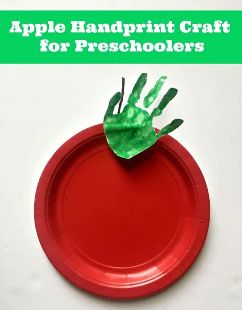 17 Festive Apple Crafts for Preschoolers - Kidz Craft Corner