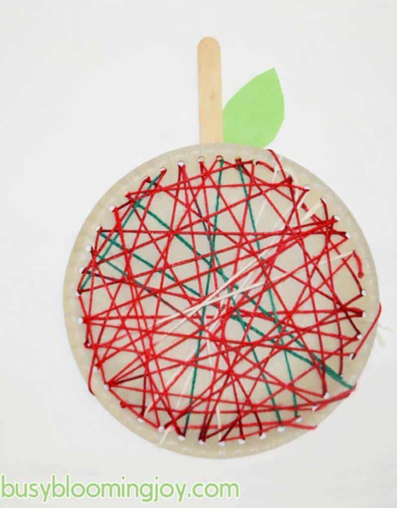 17 Festive Apple Crafts for Preschoolers - Kidz Craft Corner