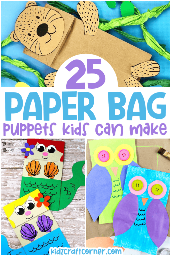 25 Fun Paper Bag Puppets for Playtime - Kidz Craft Corner