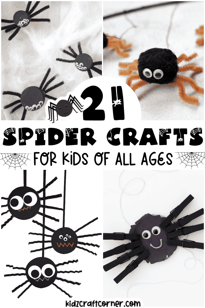 21 Super Fun Spider Crafts for Kids - Kidz Craft Corner