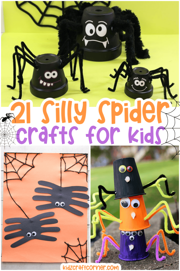 21 Super Fun Spider Crafts for Kids - Kidz Craft Corner