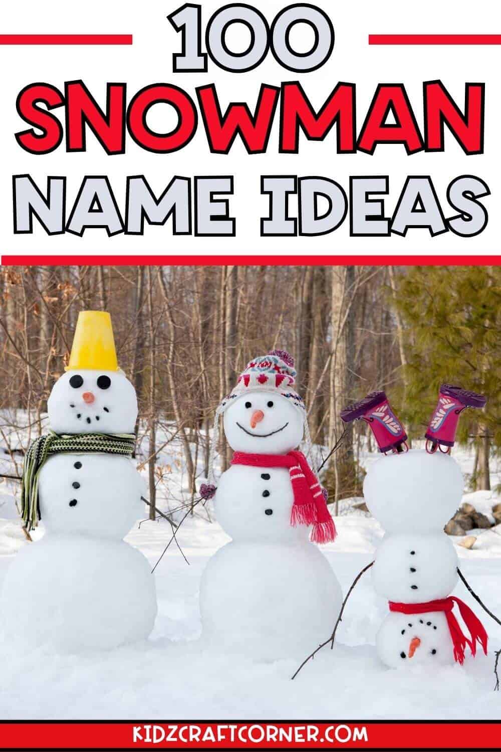 100 Snowman Names (Good, Funny, Cute, & Holiday Themed)