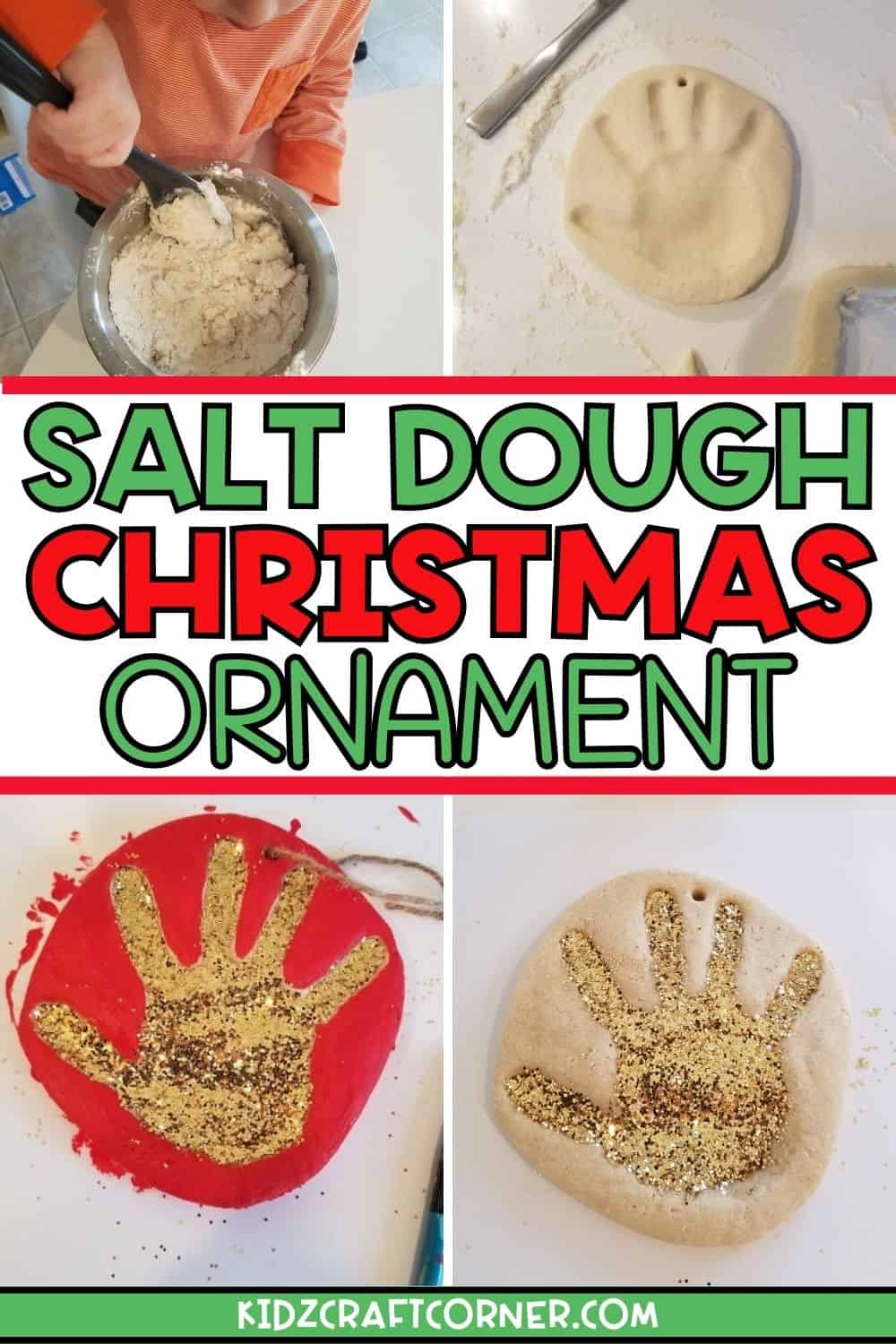 How To Make A Salt Dough Handprint Ornament (Perfect For Christmas)