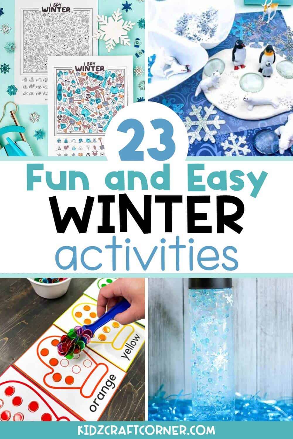 23 Best Winter Activities for Preschoolers - Kidz Craft Corner