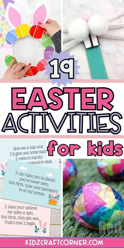 19 Easy Easter Activities for Preschoolers - Kidz Craft Corner