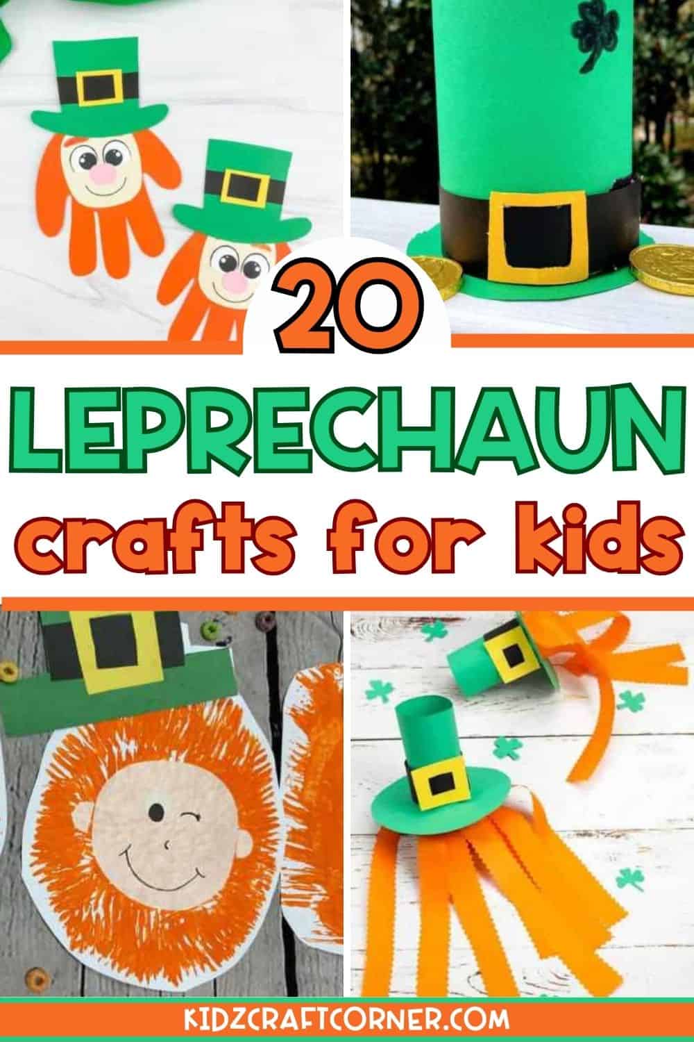 20 Easy Leprechaun Crafts for Kids - Kidz Craft Corner