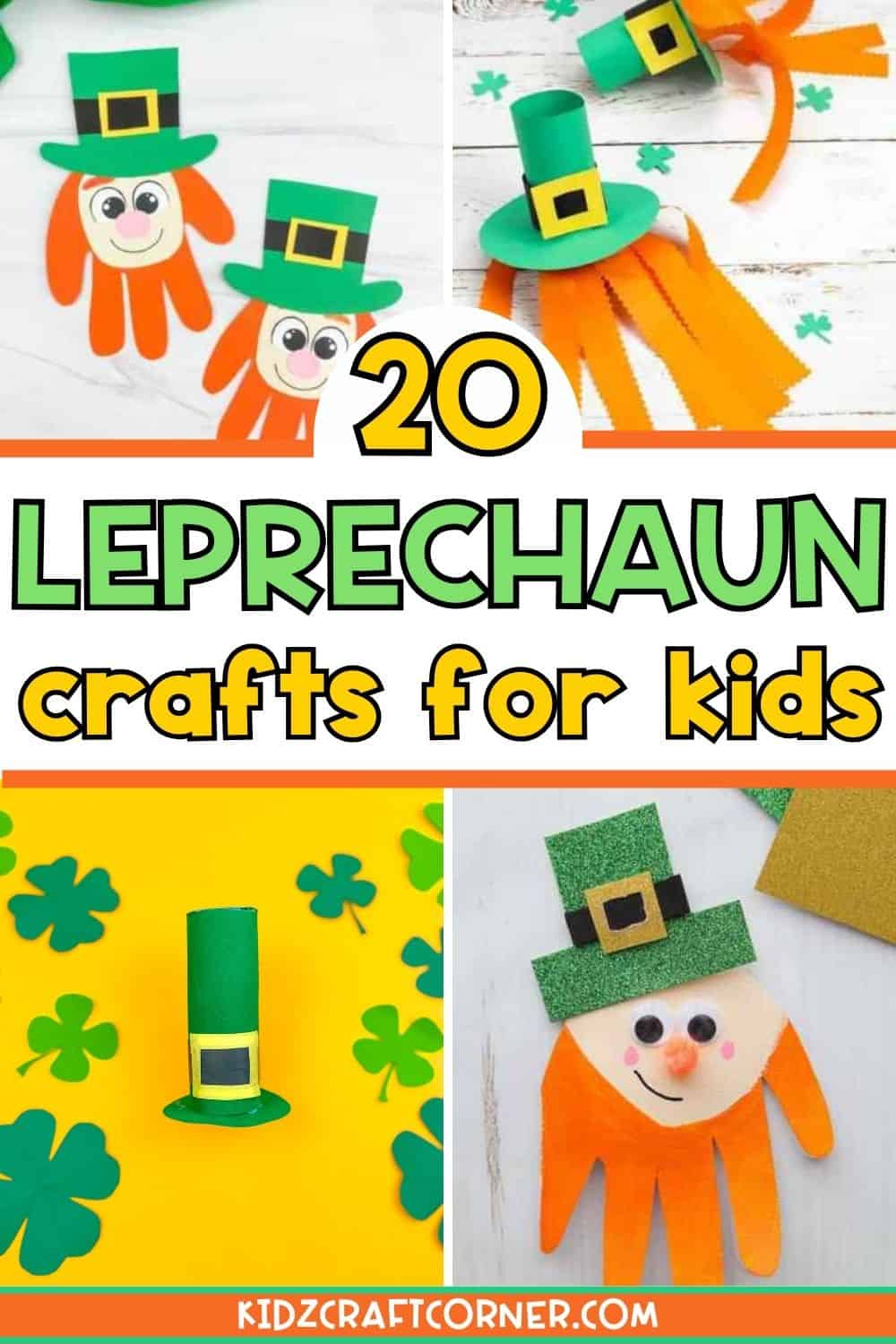 20 Easy Leprechaun Crafts for Kids - Kidz Craft Corner