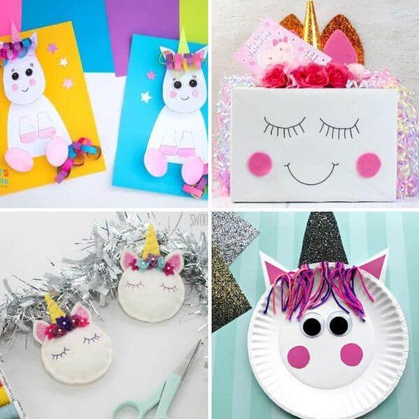 19 Magical Unicorn Crafts for Kids - Kidz Craft Corner