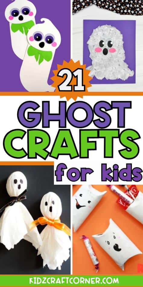 21 Easy Ghost Crafts for Preschoolers - Kidz Craft Corner