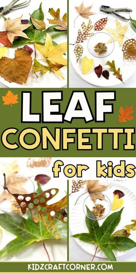 DIY Fall Leaf Confetti for Kids