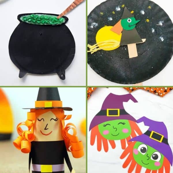 16 Easy Witch Crafts for Kids - Kidz Craft Corner