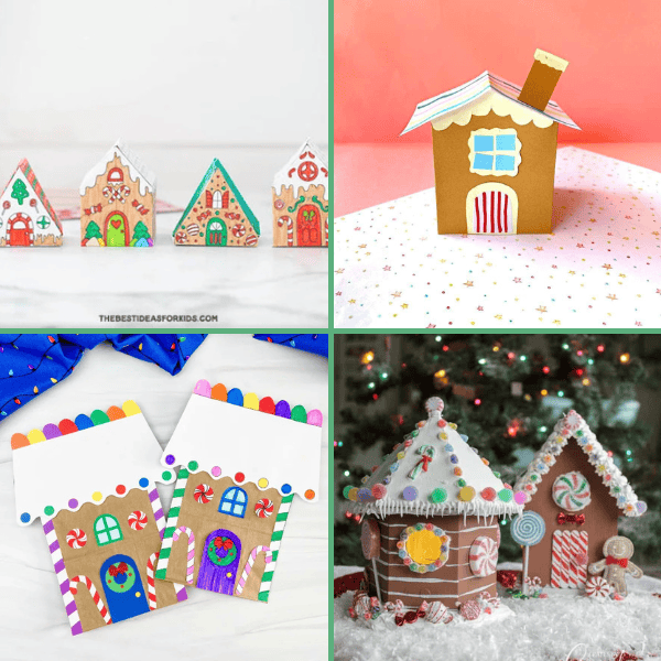10 Best Gingerbread House Crafts for Kids - Kidz Craft Corner