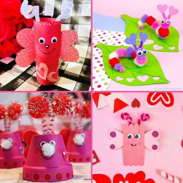 12 Valentine's Love Bug Crafts for Kids