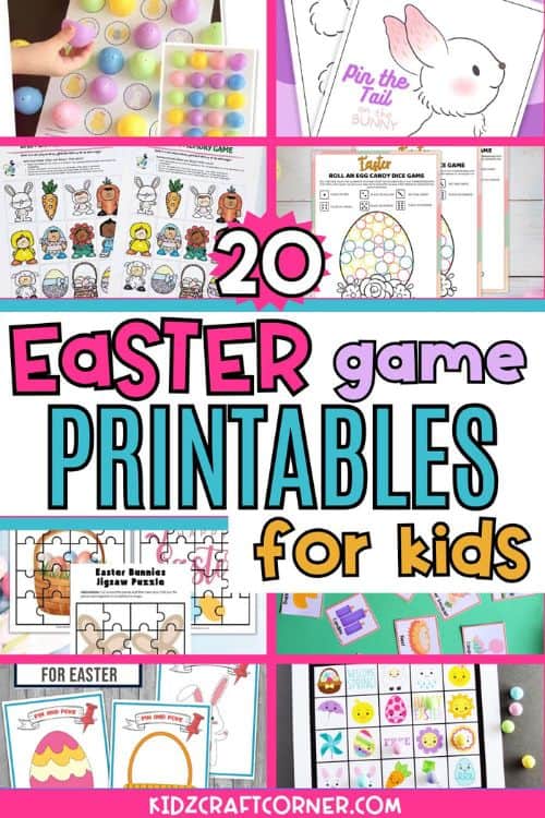 20 Free Printable Easter Games for Kids