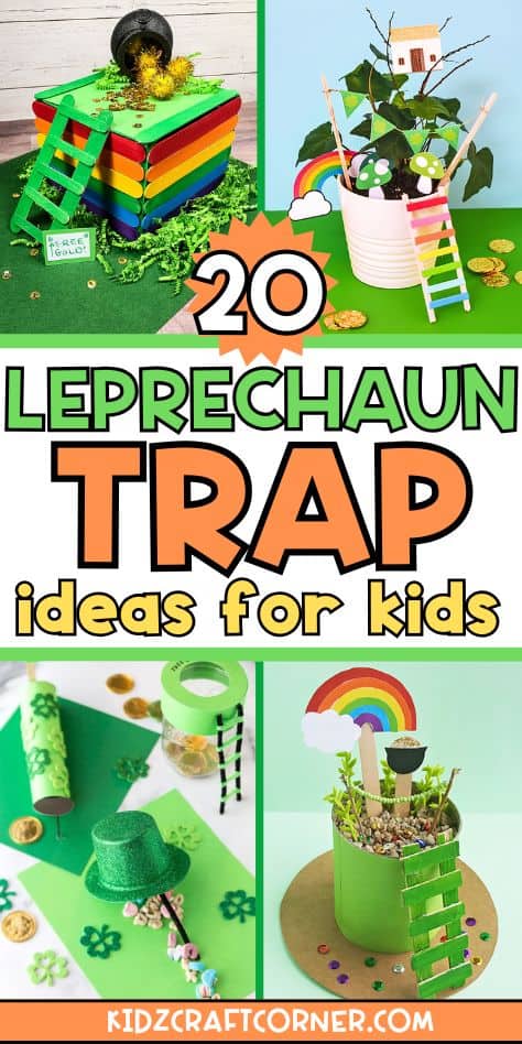 20 DIY Leprechaun Trap Ideas for Kids - Kidz Craft Corner