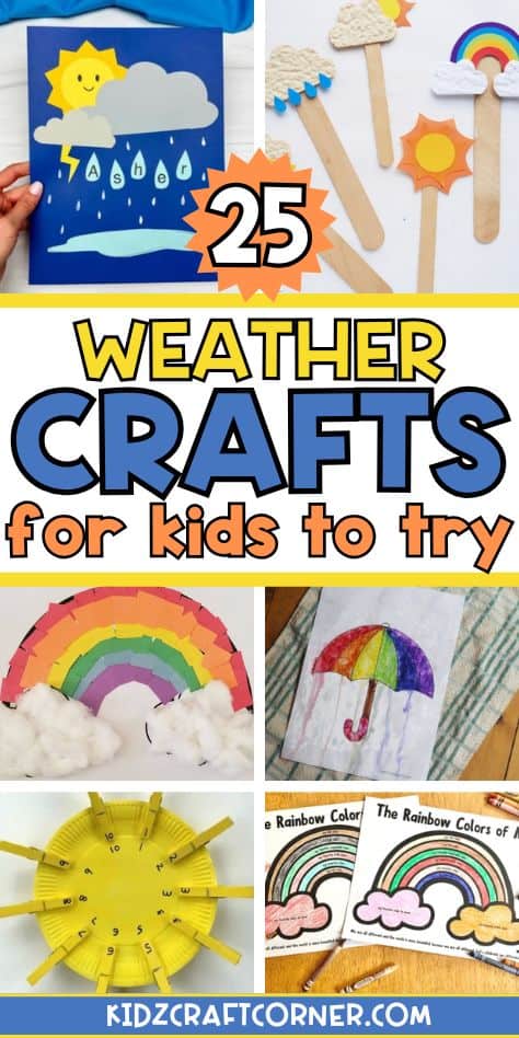 25 Fun Weather Crafts for Kids - Kidz Craft Corner