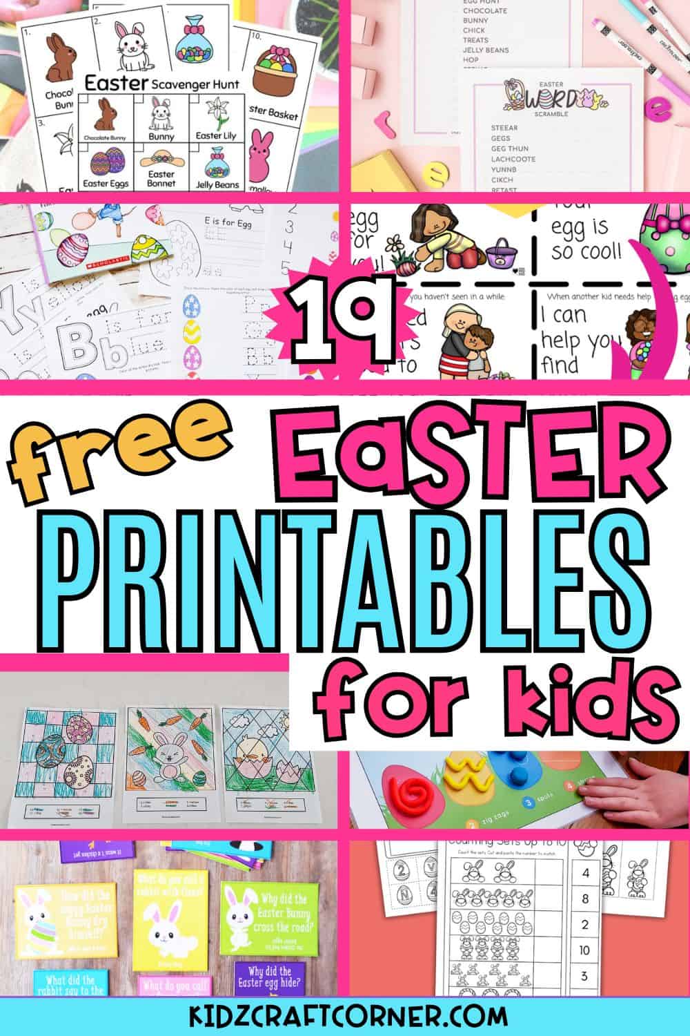 19 Free Easter Printables for Kids That Are Perfect for Spring