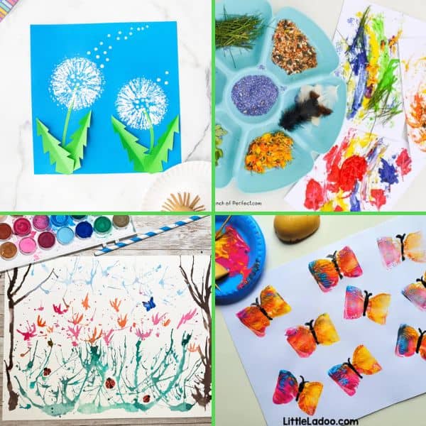20 Easy Spring Art Projects for Kids to Make & Enjoy - Kidz Craft Corner