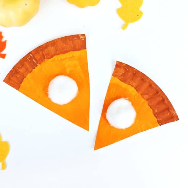 Paper Plate Pumpkin Pie Craft for Kids - Kidz Craft Corner