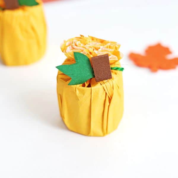 Easy Toilet Paper Roll Pumpkin Craft for Kids