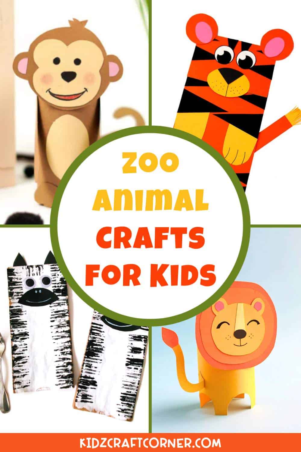20 Zoo Animal Crafts for Preschoolers